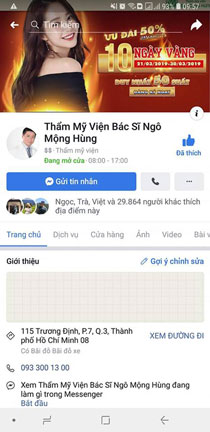 Thẩm mỹ viện Ngô Mộng Hùng có tốt không - Tamsudaokeo.org